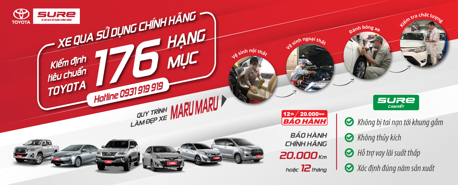 Sản phẩm - Toyota Sure Cần Thơ | 0931 919 919